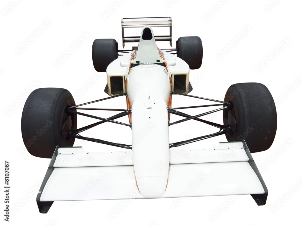 front of sport racing car isolated Stock Photo | Adobe Stock