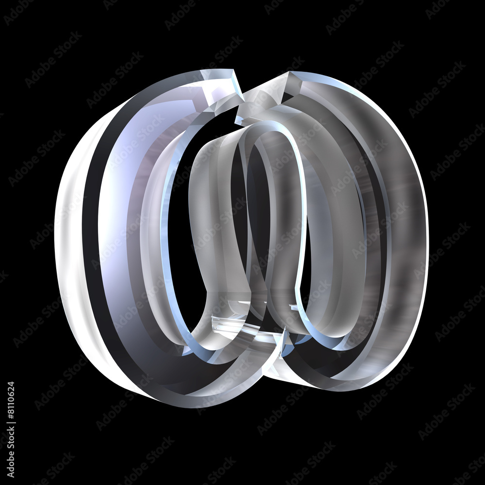 Omega Symbol 3d