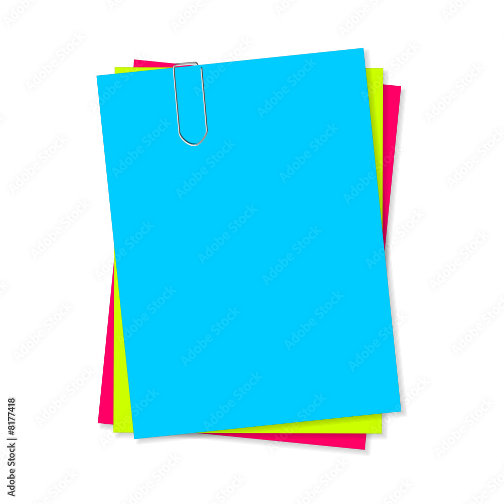 notizzettel Stock-Vektorgrafik | Adobe Stock