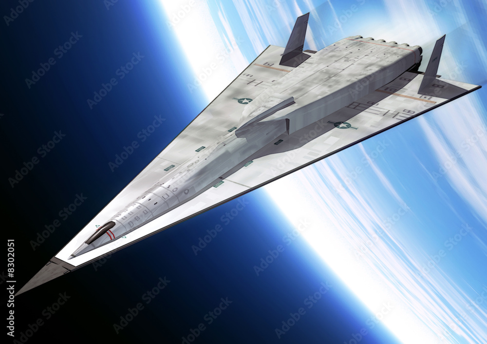 Top secret aircraft Aurora Stock Illustration | Adobe Stock