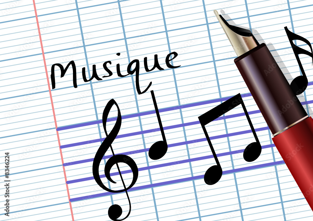 Vecteur Stock Cours de musique | Adobe Stock