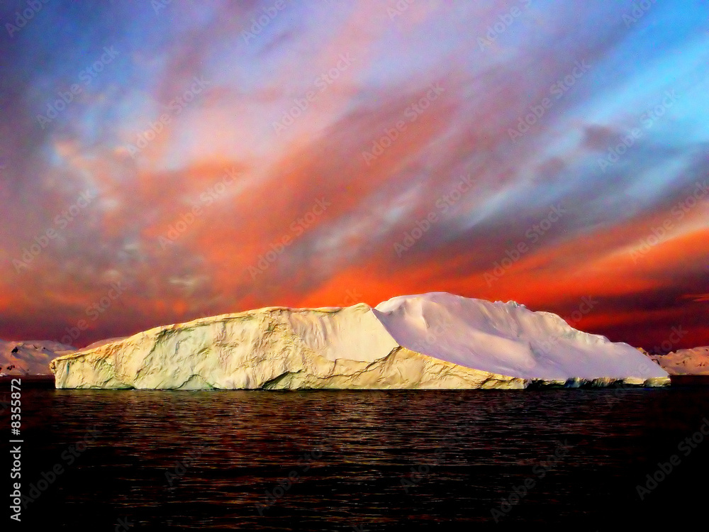 Sunrise, Antarctica Stock Photo | Adobe Stock