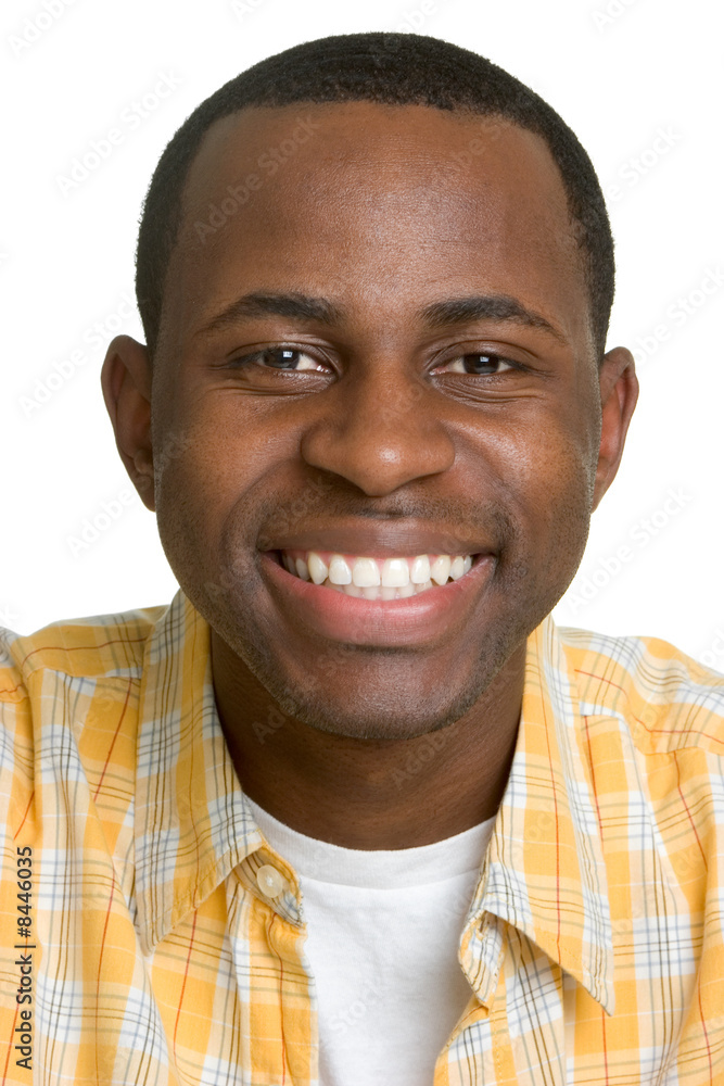 Smiling Black Man Stock Photo | Adobe Stock