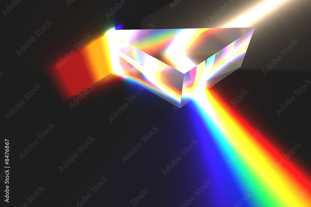 Optisches Prisma (Computer Grafik) Stock Illustration | Adobe Stock