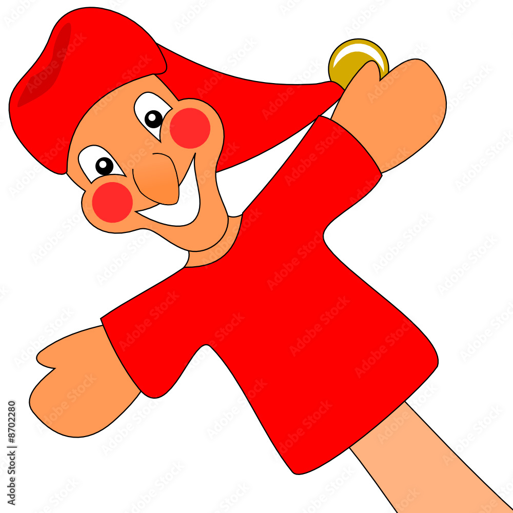 Kasperl Stock-Vektorgrafik | Adobe Stock