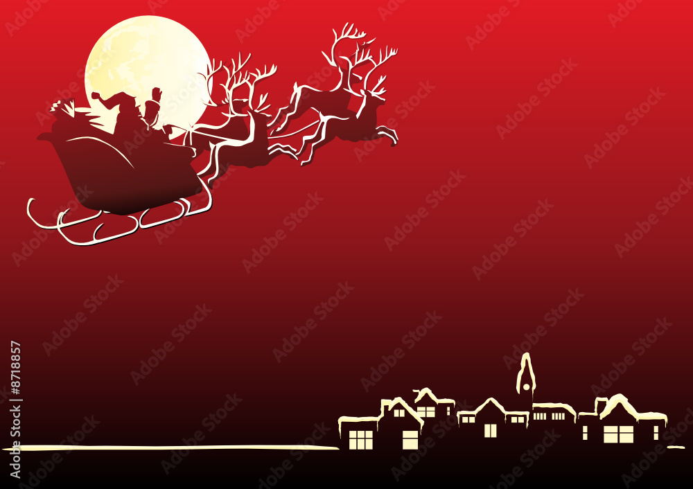 Santa Stock Vector | Adobe Stock