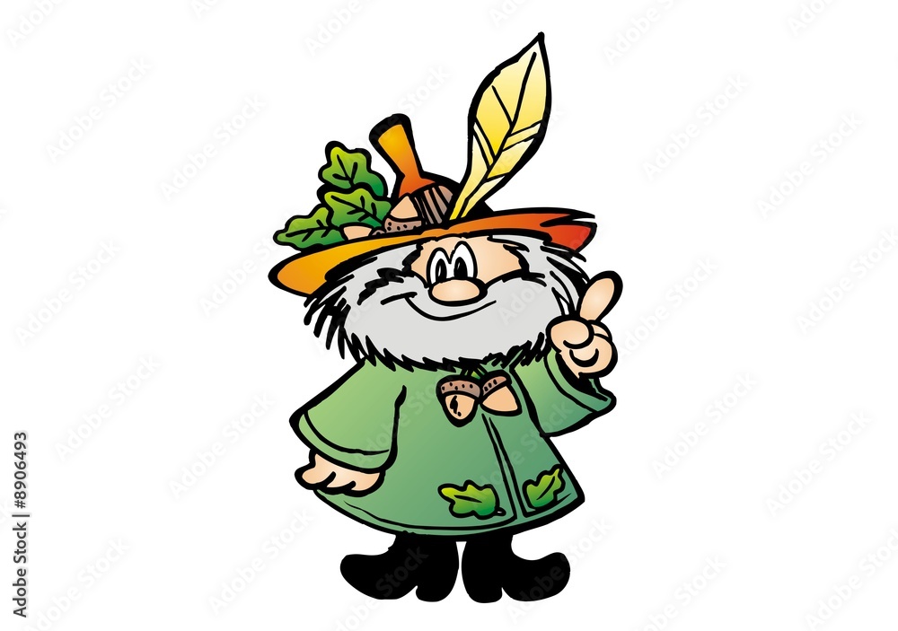 Waldschrat Stock Illustration | Adobe Stock