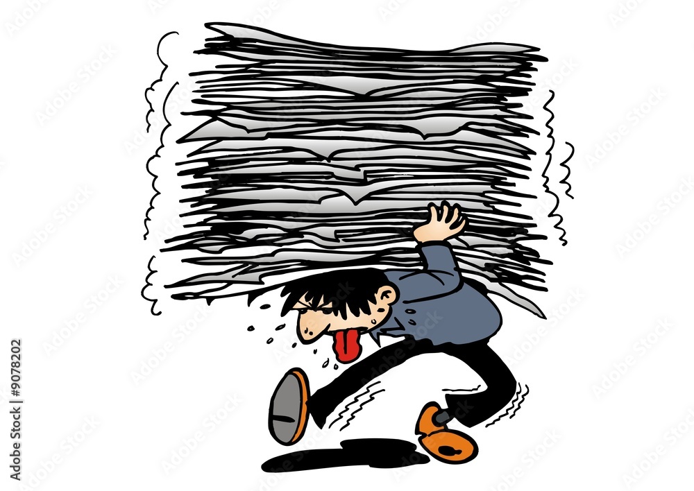 Papierstapel Stock-Illustration | Adobe Stock