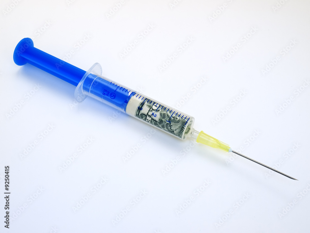 Money injection Stock Photo | Adobe Stock