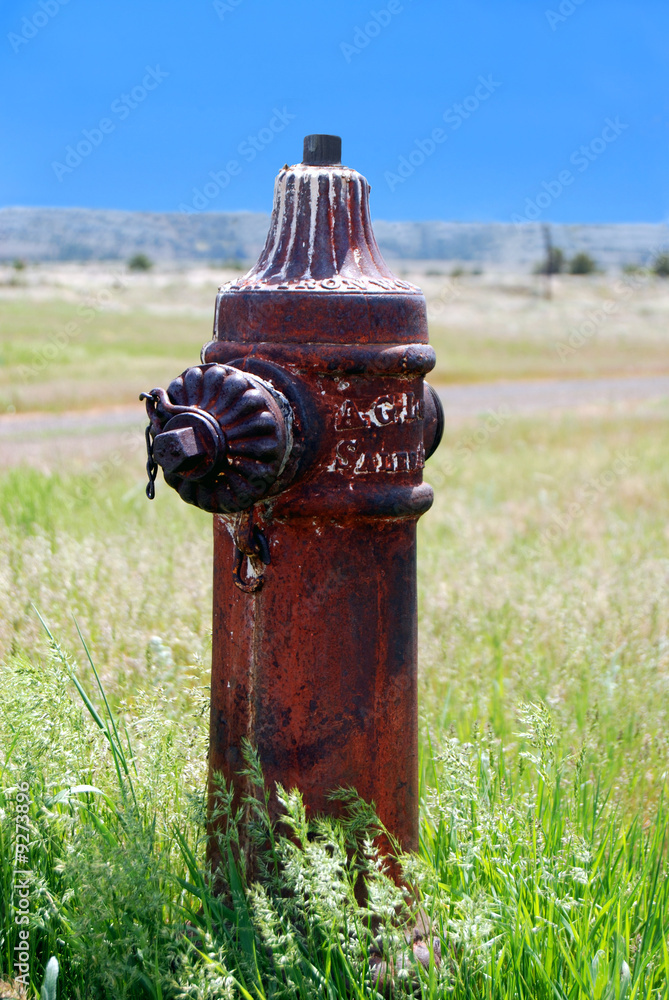 Antique Fire Plug in an American Western Ghost Town Stock Photo | Adobe ...