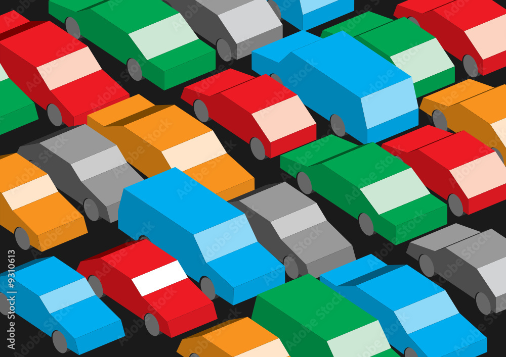 Traffic 3 Stock Vector | Adobe Stock