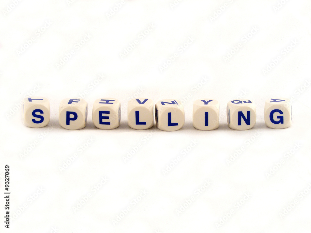 Spelling Blocks Stock Photo | Adobe Stock
