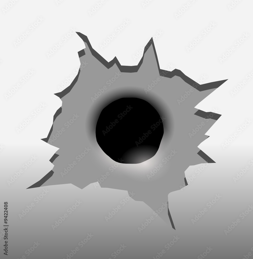 Vettoriale Stock Foro proiettile | Adobe Stock