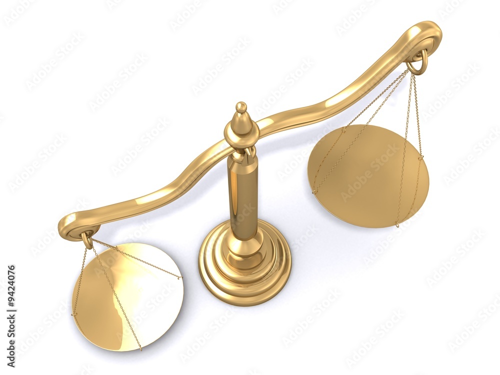 goldene waage Stock Illustration | Adobe Stock