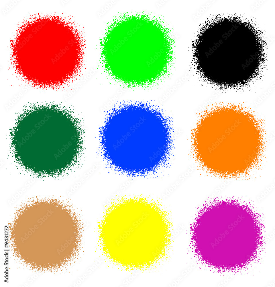 Farbklecks, Klecks Stock Illustration | Adobe Stock