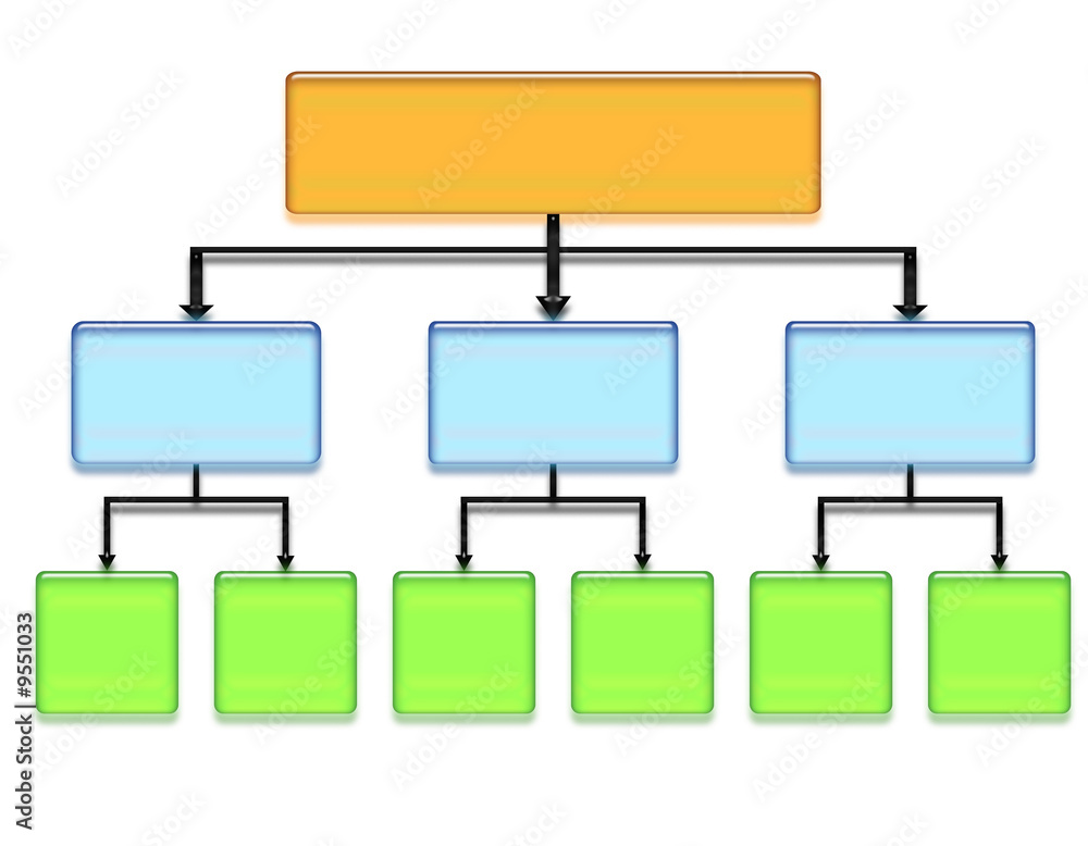 Organigramme Stock Illustration | Adobe Stock