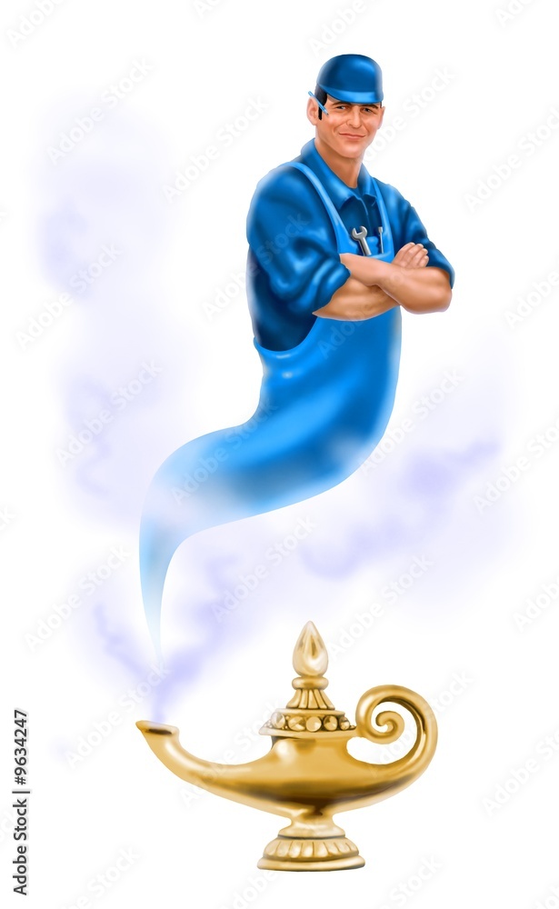 technical genius (blu) Stock Illustration | Adobe Stock