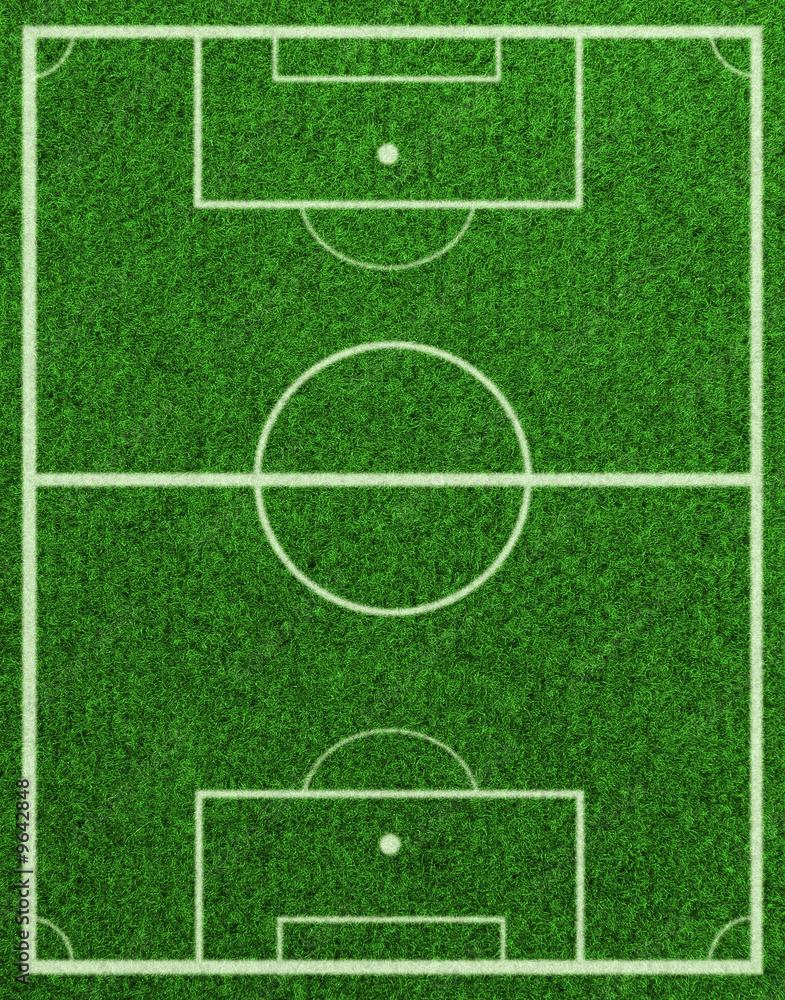 Fußballfeld Stock-Illustration | Adobe Stock