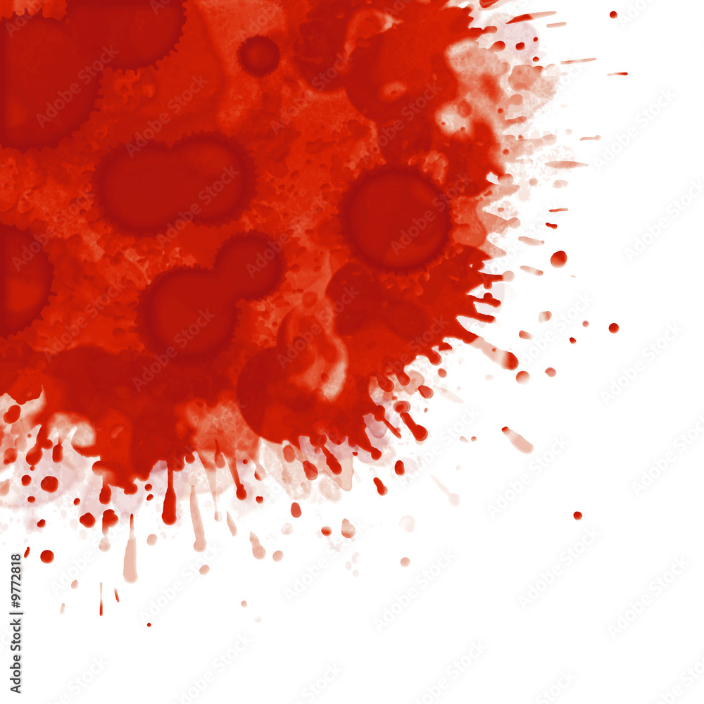 tache rouge fond blanc Stock Illustration | Adobe Stock