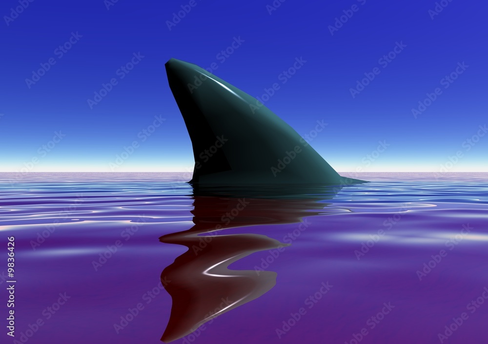 aileron de requin sanguinaire Stock Photo | Adobe Stock