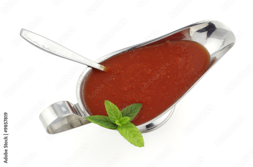 Salsera metalica Stock Photo | Adobe Stock