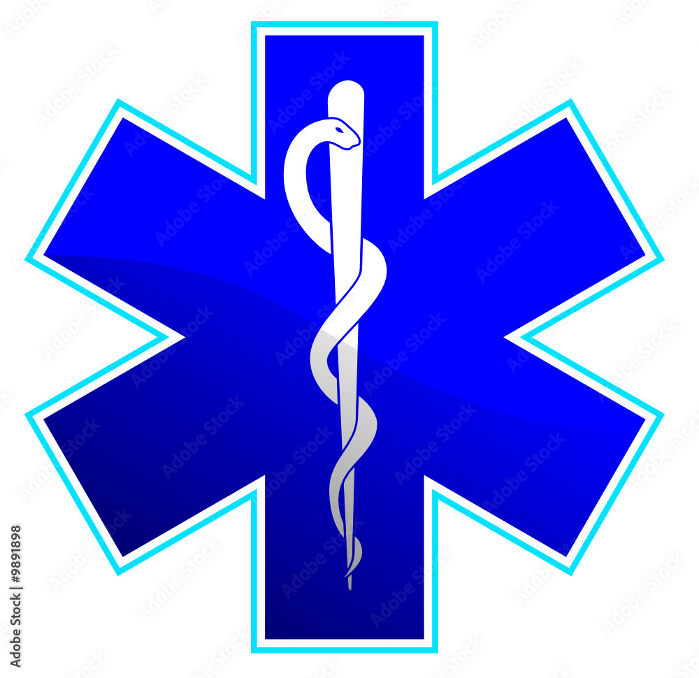 Simbolo internazionale di soccorso Stock Vector | Adobe Stock