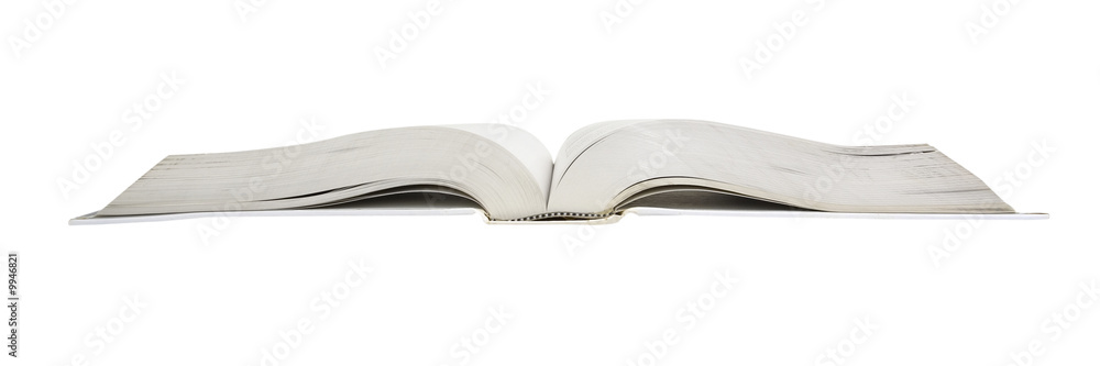 Thick open book wide aspect ratio Stock Photo | Adobe Stock