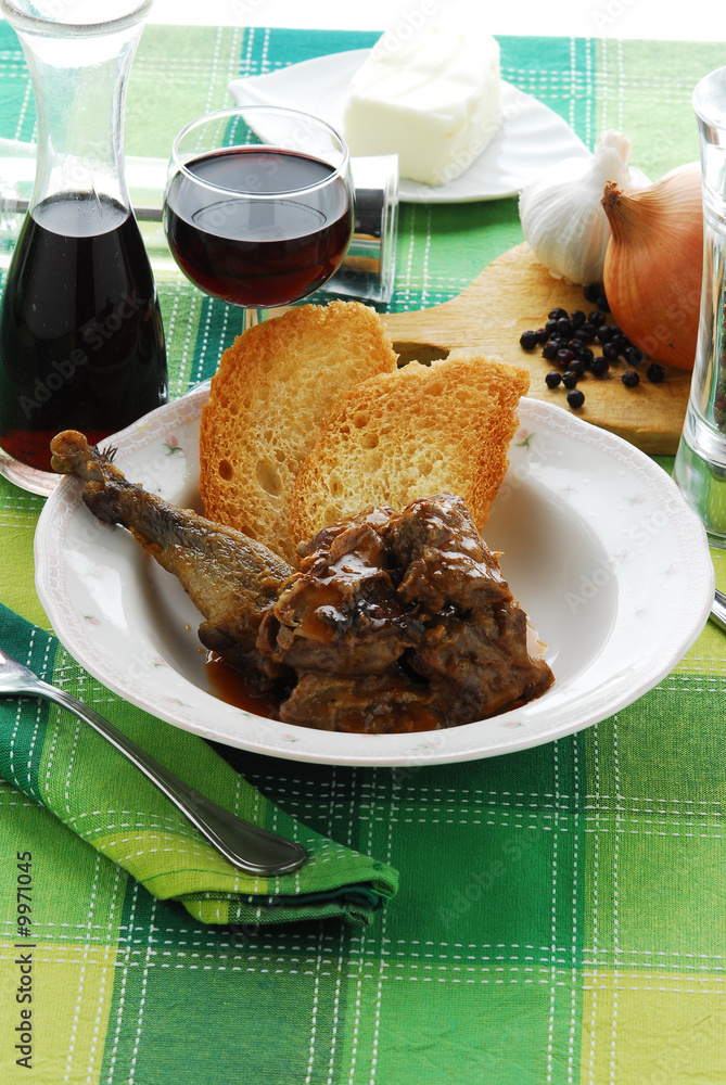 Fagiano in salmi - Secondi di carne - Ricetta della Lombardia Stock ...