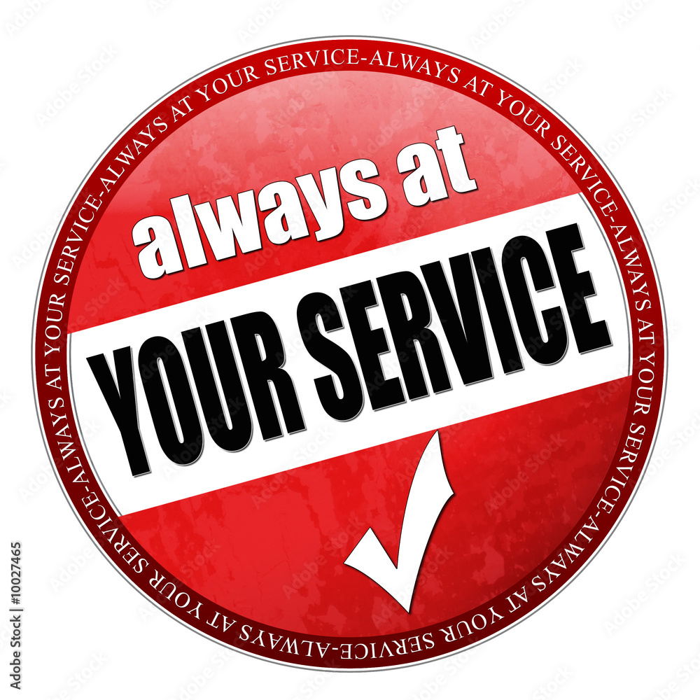 Always At Your Service Stock Illustration Adobe Stock