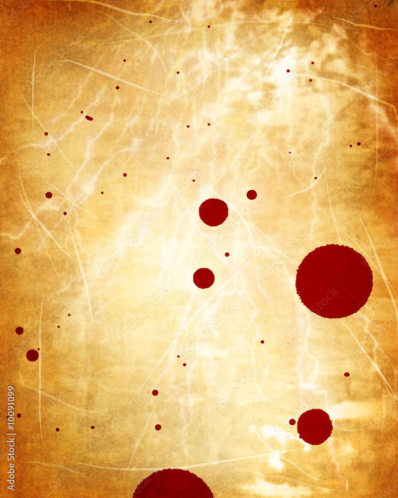 Old paper texture with blood splatter on it Stock Illustration | Adobe ...