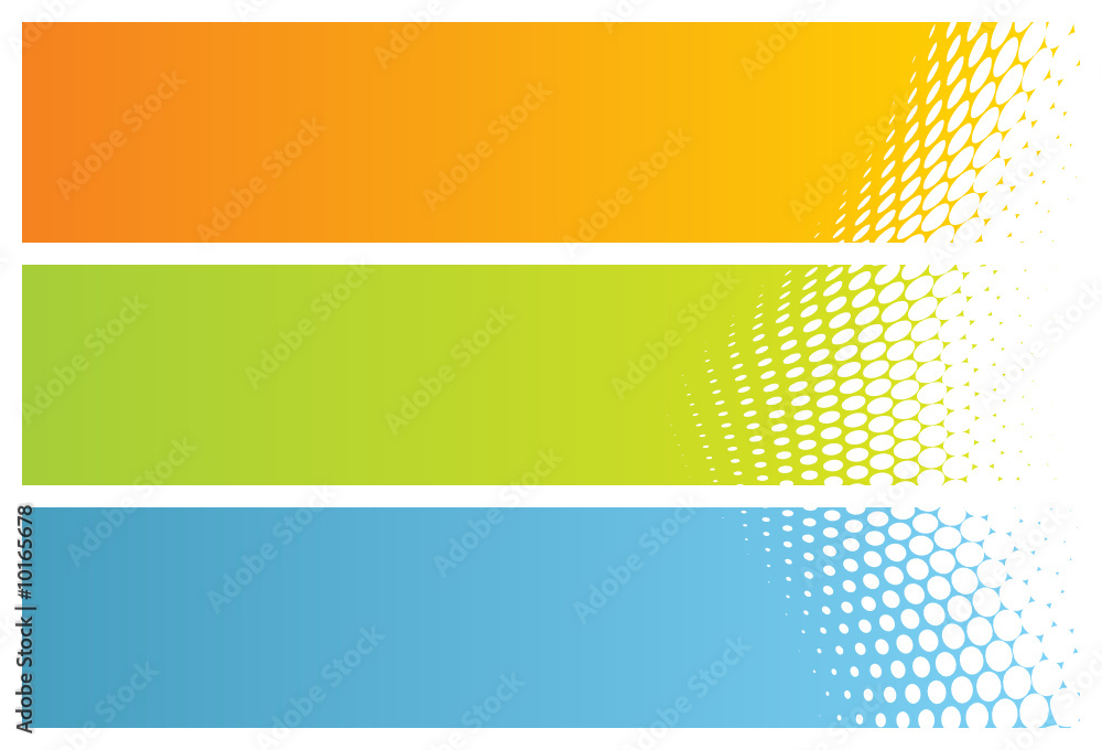 abstract banners (headers), vector illustration Stock Vector | Adobe Stock