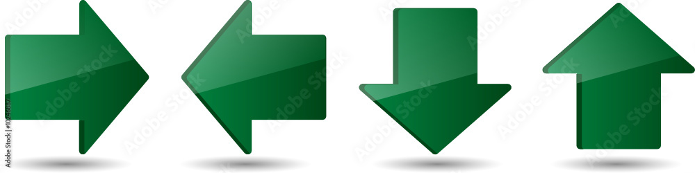 Directional Arrows Stock Vector | Adobe Stock