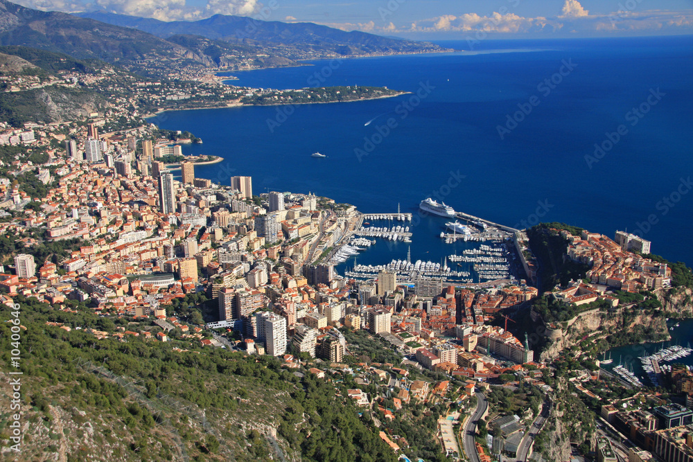Vue aérienne de Monaco Photos | Adobe Stock