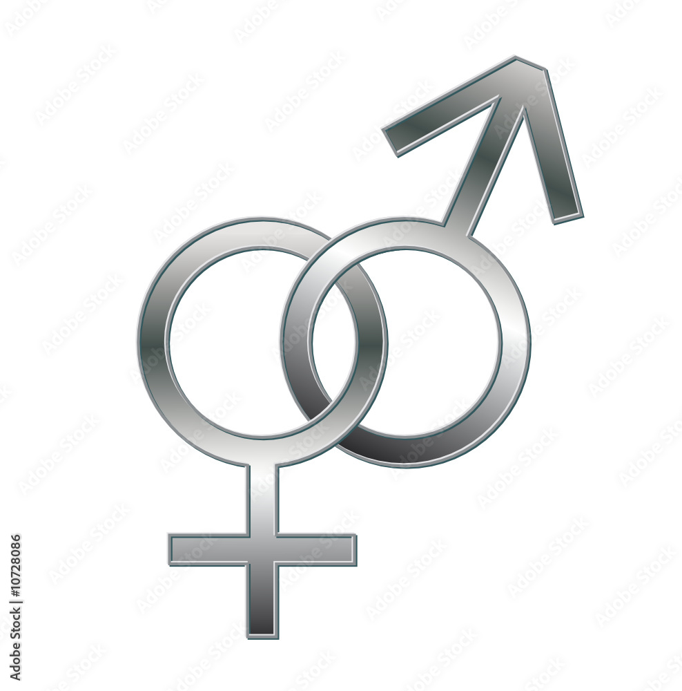 Symboles Male et Femelle Stock Vector | Adobe Stock
