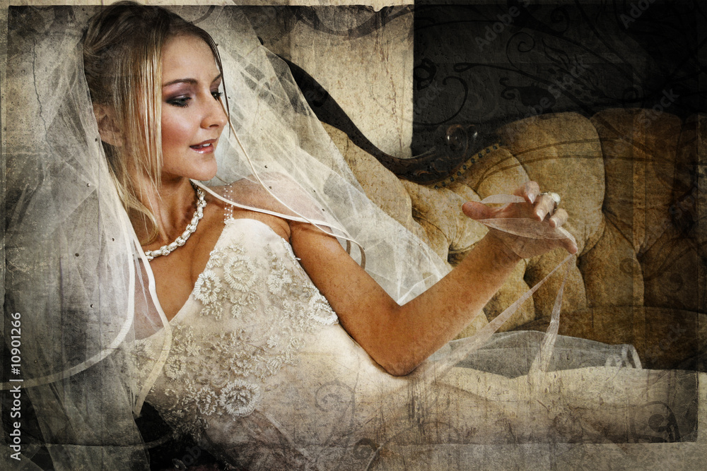grunge bride. Stock Photo | Adobe Stock