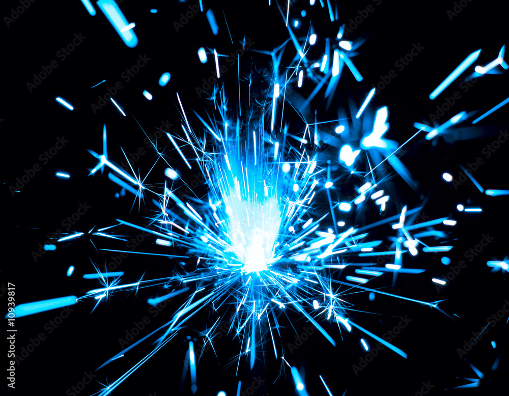 Cold sparks of bengal light Stock Photo | Adobe Stock