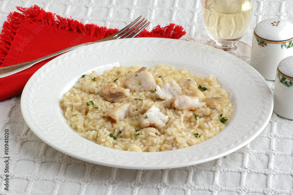 Risotto di branzino - Primi piatti - Ricette - Cucina del Veneto Stock ...