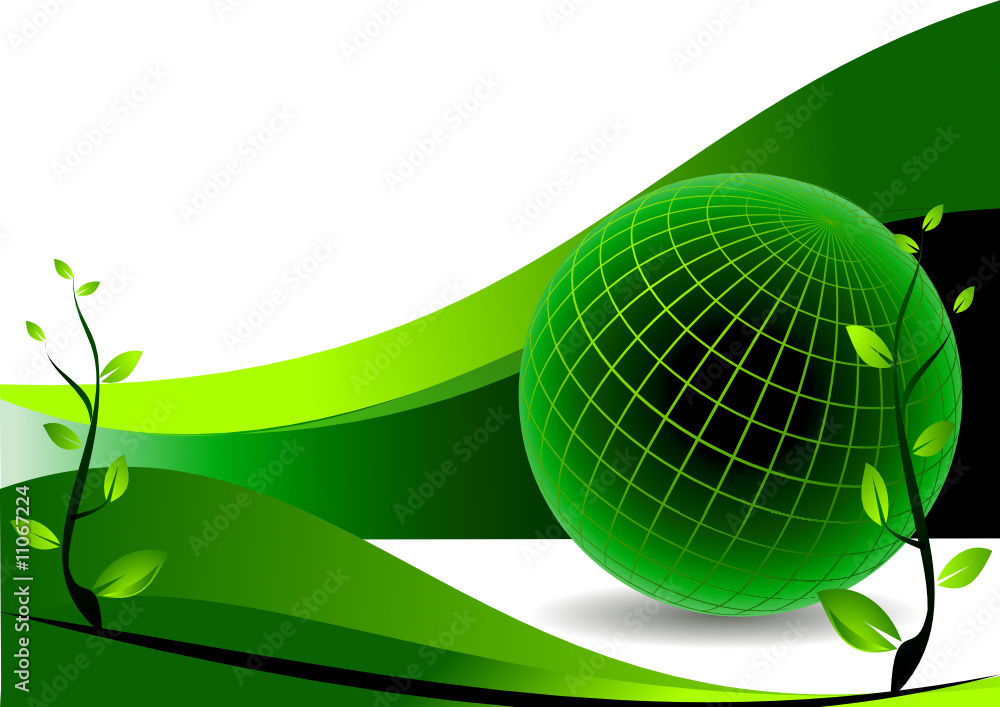 arrière-plan vert Stock Vector | Adobe Stock