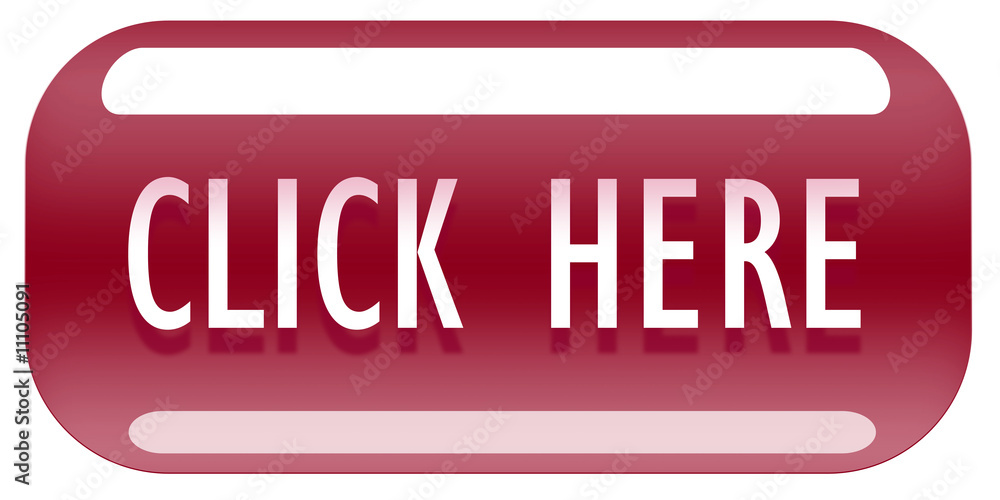 click here red button Stock Illustration | Adobe Stock