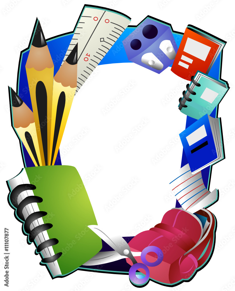 School Frame Stock Vector | Adobe Stock