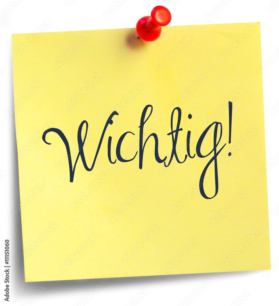 Wichtig! Stock-Illustration | Adobe Stock