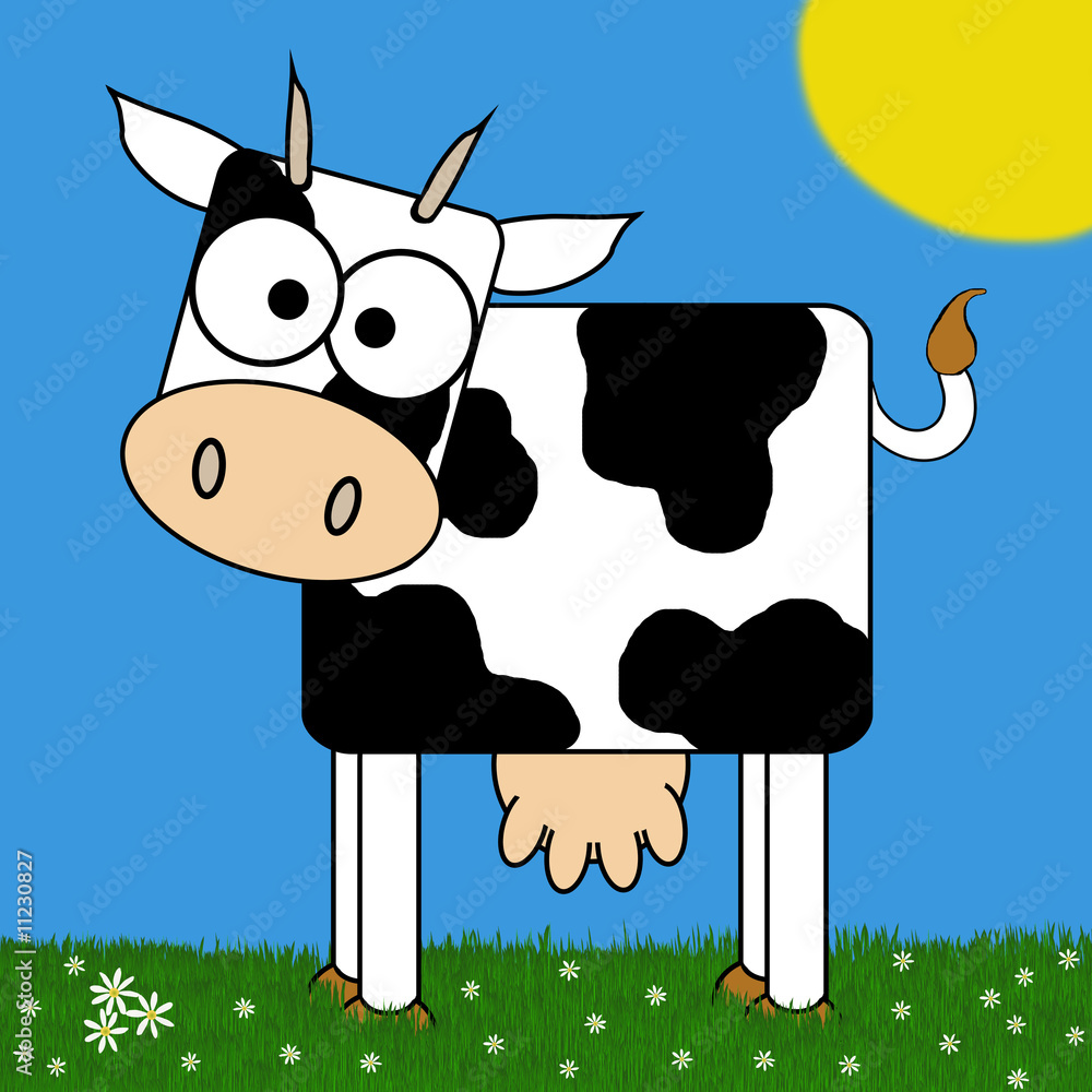 Cartoon Moo Moo Cows