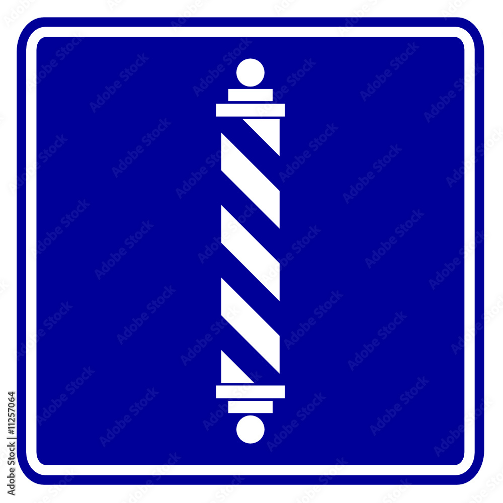 barber pole sign Stock Vector | Adobe Stock