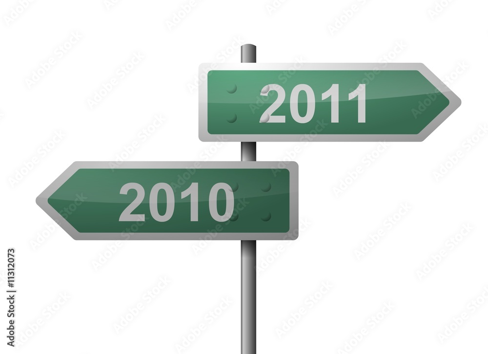 New Year 2011 Signpost | Uwalls.co.uk