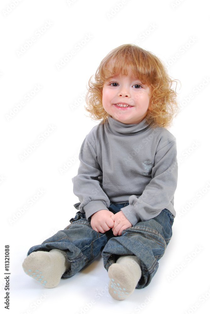 Sourire d un petit enfant Stock-Foto | Adobe Stock