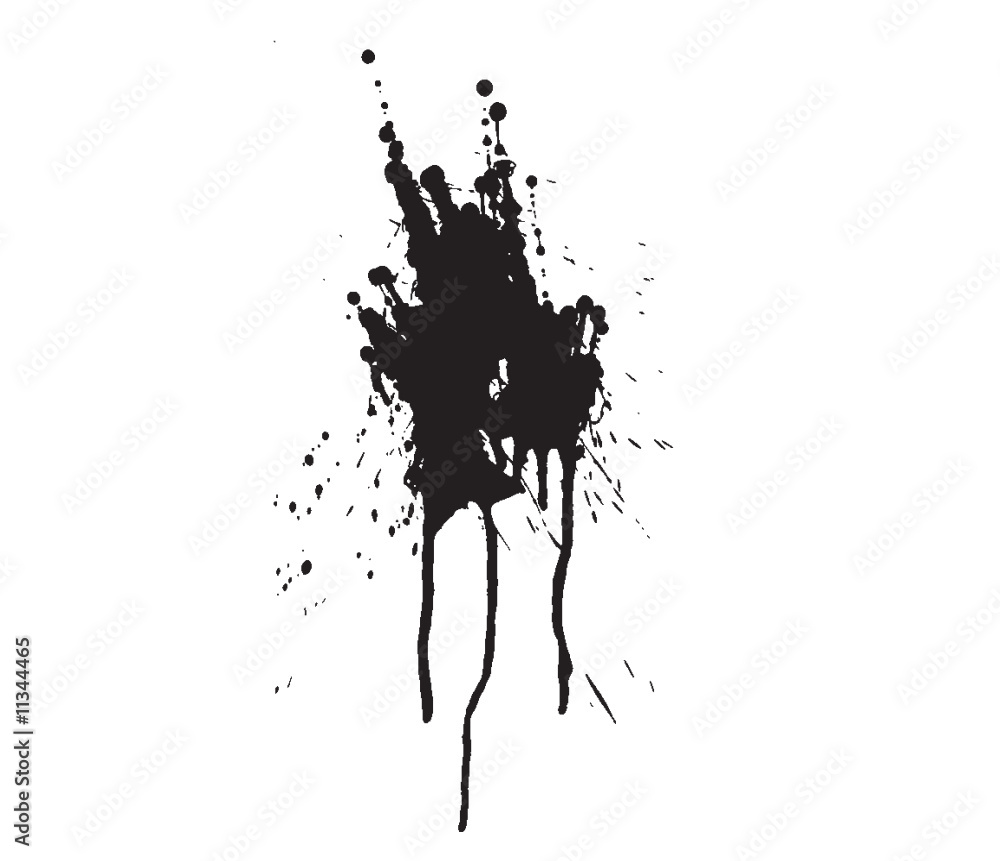 ink blob splat Stock Vector | Adobe Stock