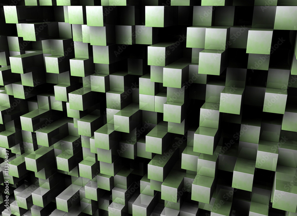 cubi 3d Stock Illustration | Adobe Stock