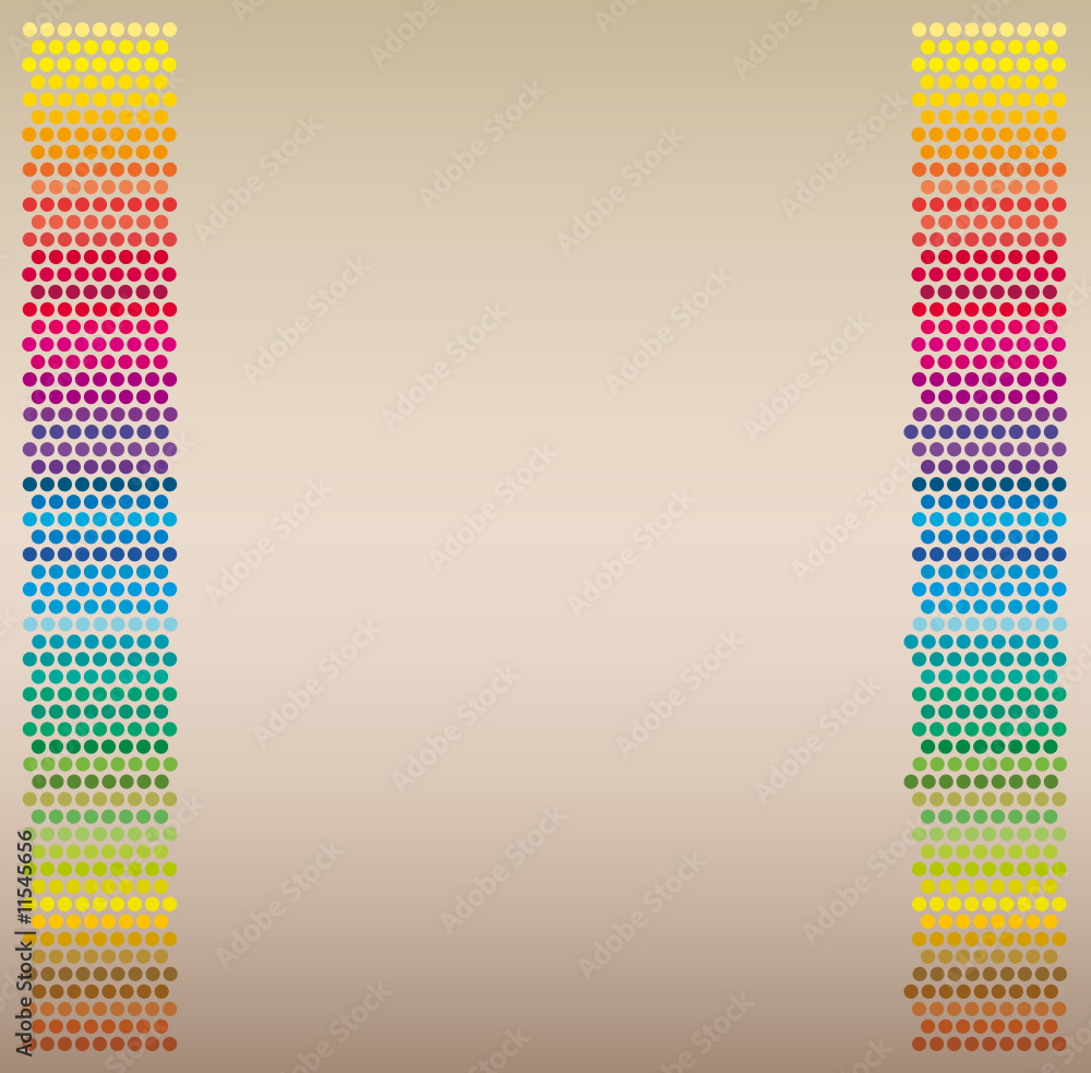 bunte Punkte2 Stock-Vektorgrafik | Adobe Stock