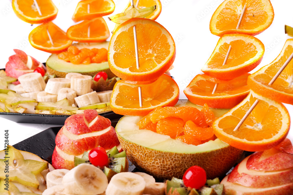 Obstteller Stock-Foto | Adobe Stock