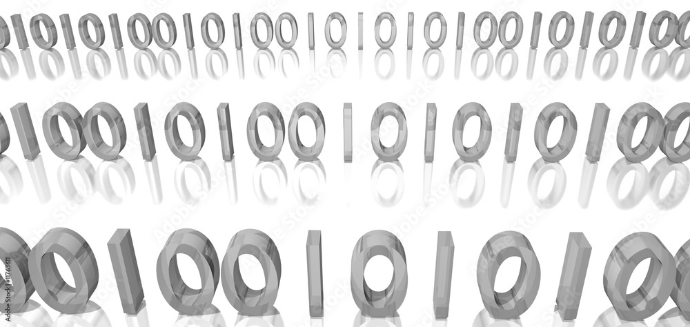 binary lines Stock Illustration | Adobe Stock